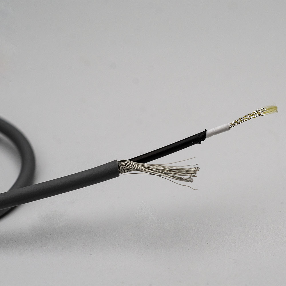 Silvered Tinsel Single lead ECG cable|Ecg Snap Cable | 2.2mm