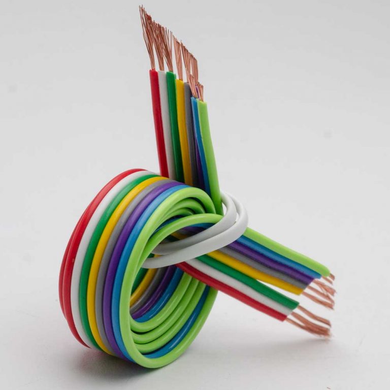 8 Colors Flat Ribbon Cable Unshielded | YQF Medical Cable