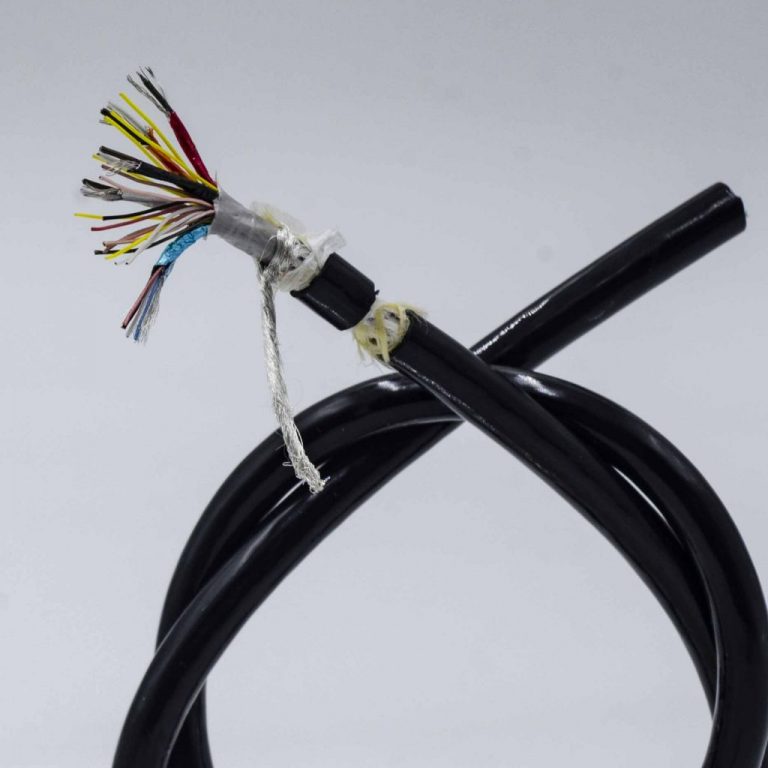 10 Wire Shielded Silicone Cable With 2 STP and 6 UTP +Braid