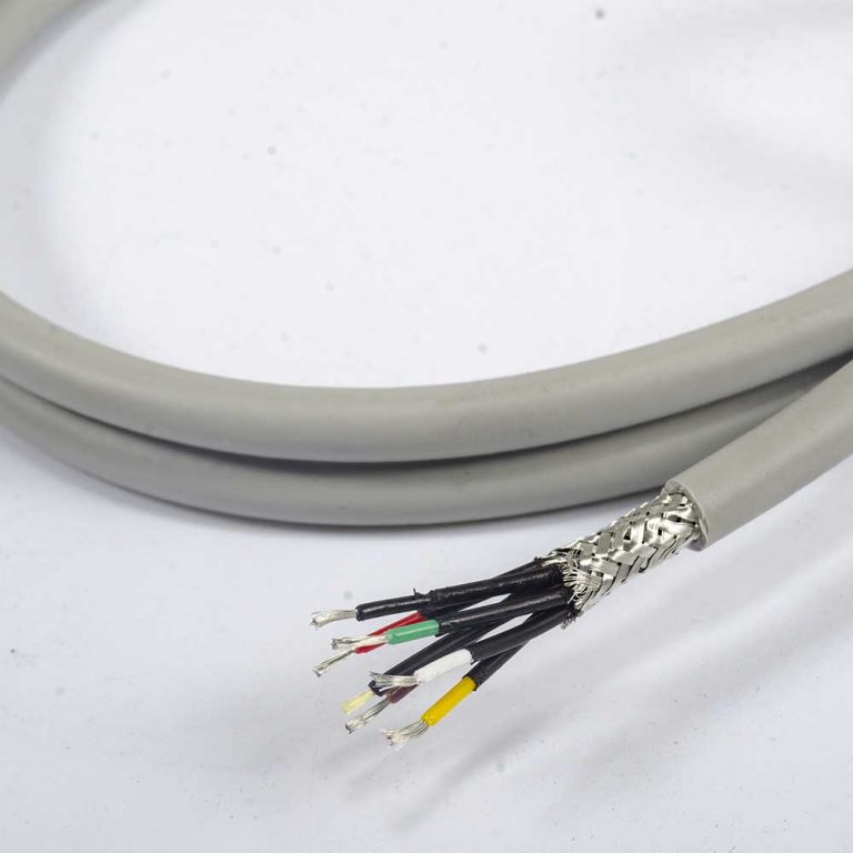 6 Core Shielded Cable 6 Lead ECG Cable TPU Jacket OD 5.5mm