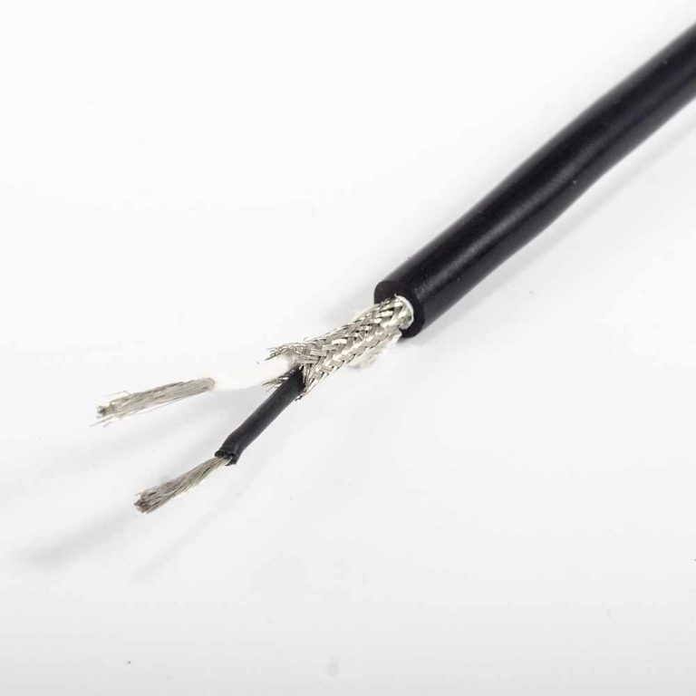 2 core Silicone Shield Cable | Single Pair Shielded Cable