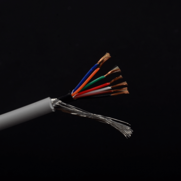 30AWG Bared Copper 7 Core Shielded Cable ECG TPU Jacket