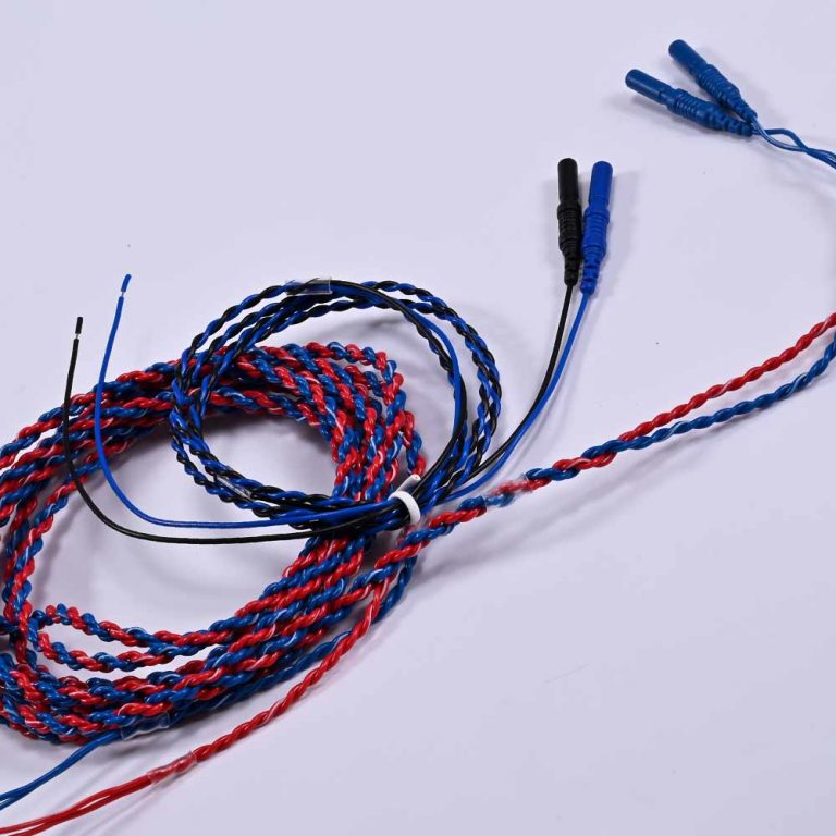 EEG Atlas One-Two-Four Flat And Twisted Raw EEG Electrodes