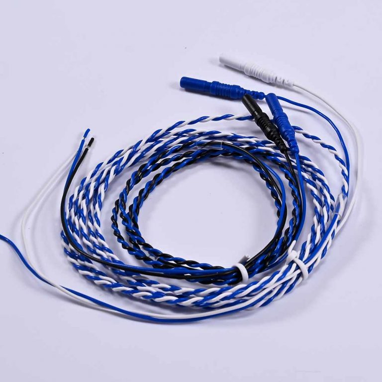 EEG Atlas One-Two-Four Flat And Twisted Raw EEG Electrodes