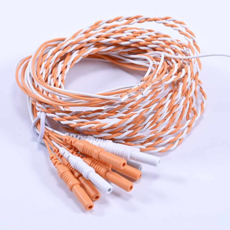 EEG Atlas One-Two-Four Flat And Twisted Raw EEG Electrodes