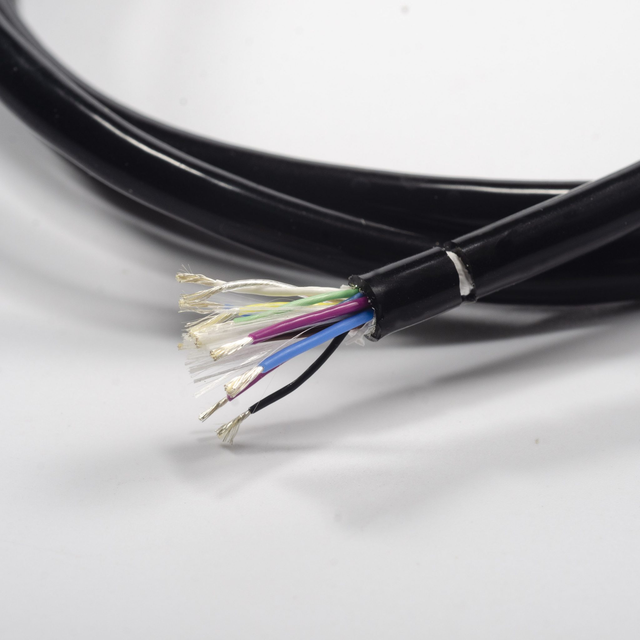 11 Conductor Cable Silicone With 3 Wire 24AWG & 8 Wire 28AWG