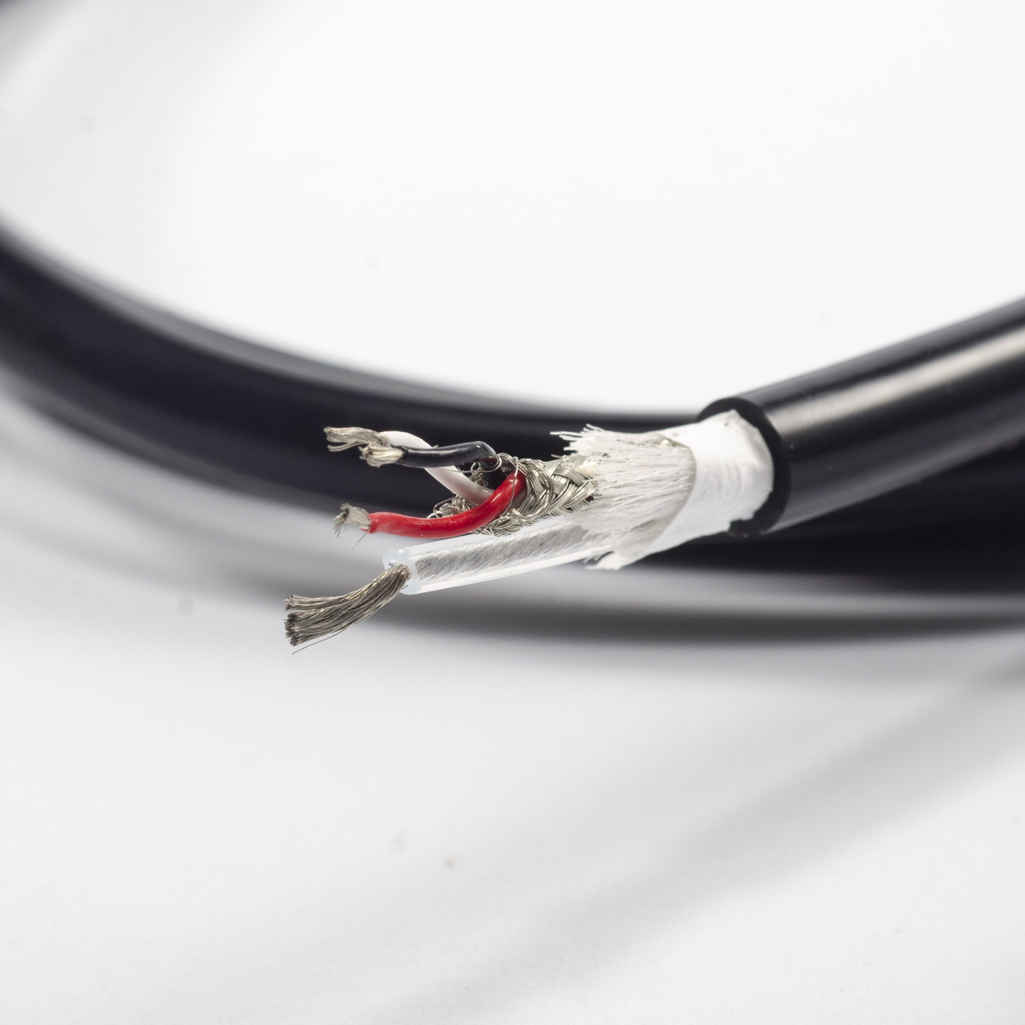 4 Core Silicone Cable With 3x 26awg Silicone Wire Shielded