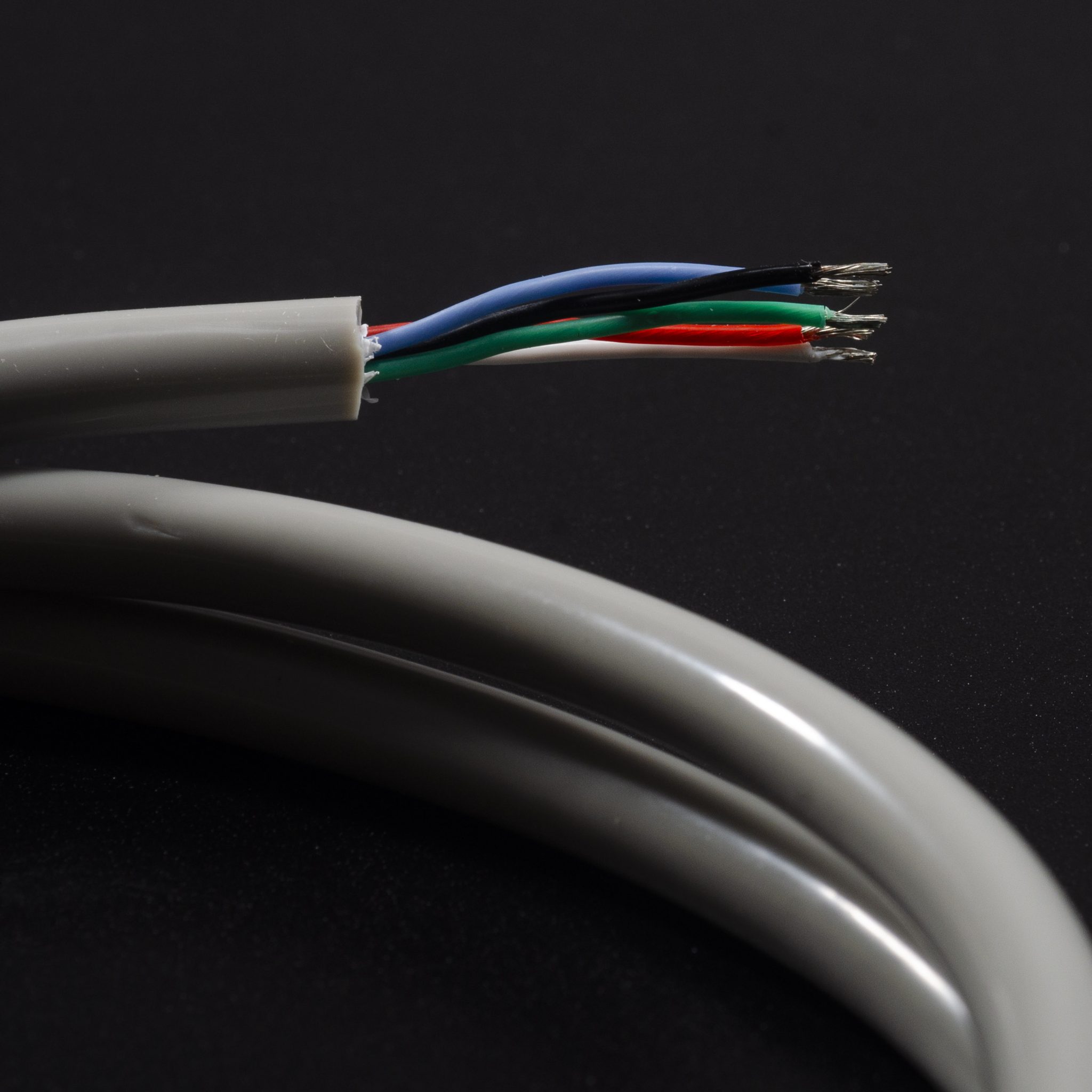 Flexible 5 Core Silicone Cable With Silicone Insulated Wire