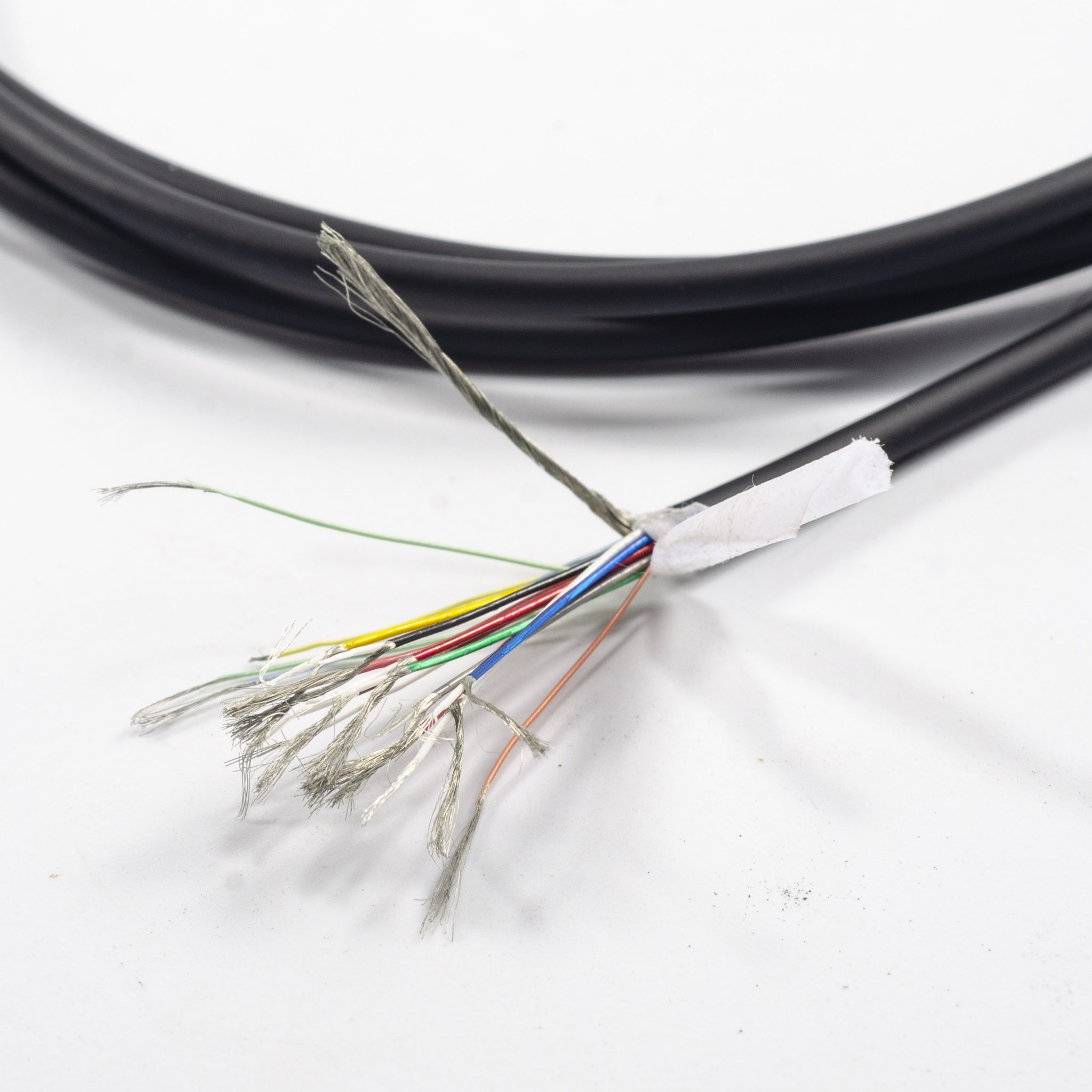 RF Coaxial Cable With 8 Coaxial 32AWG And 18x 28AWG Wire