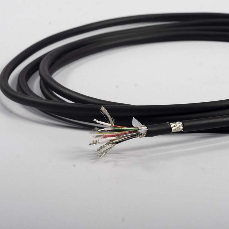 RF Coaxial Cable With 8 Coaxial 32AWG And 18x 28AWG Wire